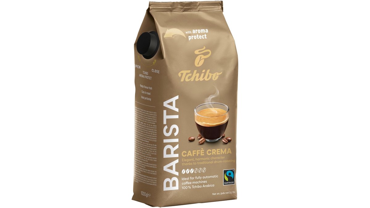 Cafea boabe, Tchibo Barista Caffe Crema, 1 kg | eMAG Baneasa | Wolt
