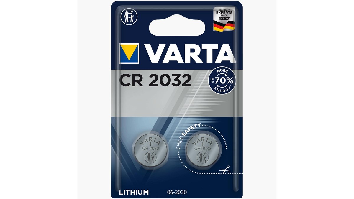 Baterii Varta CR2032 3V 230mAh, 2 buc | eMAG Baneasa | Wolt