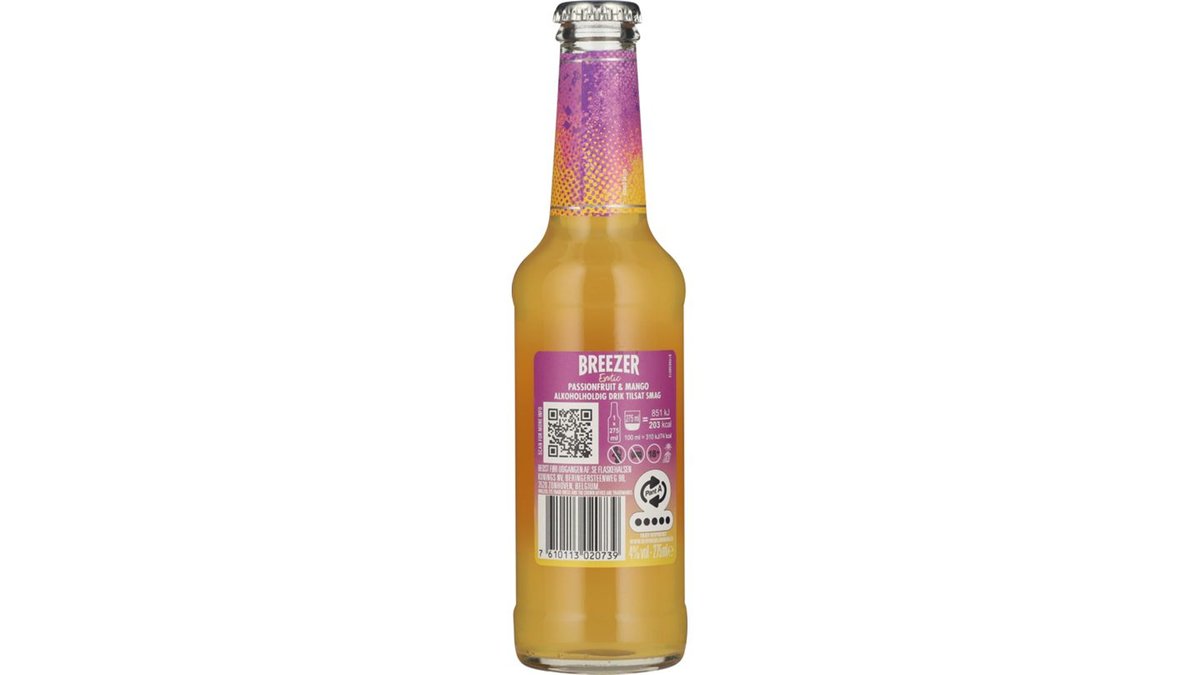 Bacardi Breezer m. passionsfrugt & mango 4,0% | Wolt Market Aalborg ...