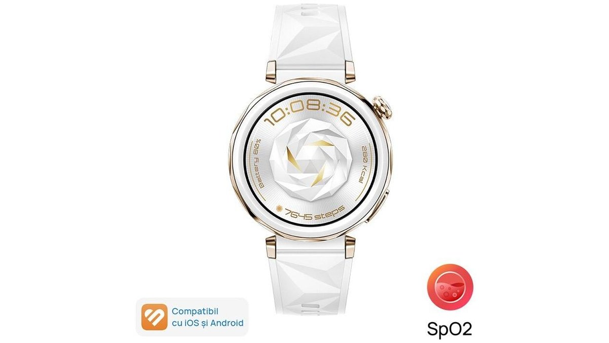 Smartwatch Huawei Watch GT 5 Pro, 42MM, Alb | eMAG Ploiesti | Wolt