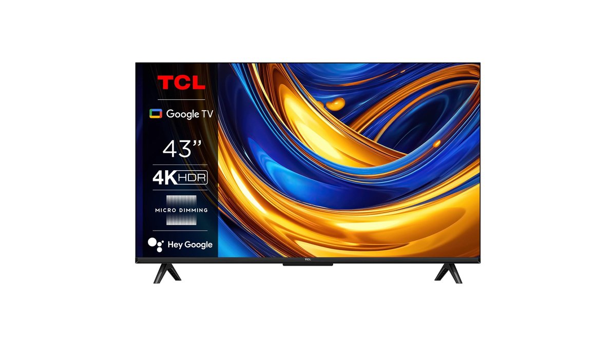 Televizor TCL LED 43P655, 108 cm, Smart Google TV, 4K Ultra HD, Clasa F ...