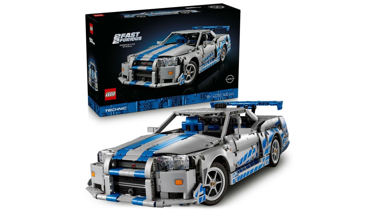 LEGO® Technic - Masina Nissan Skyline GT-R (R34) din Mai furios, mai ...
