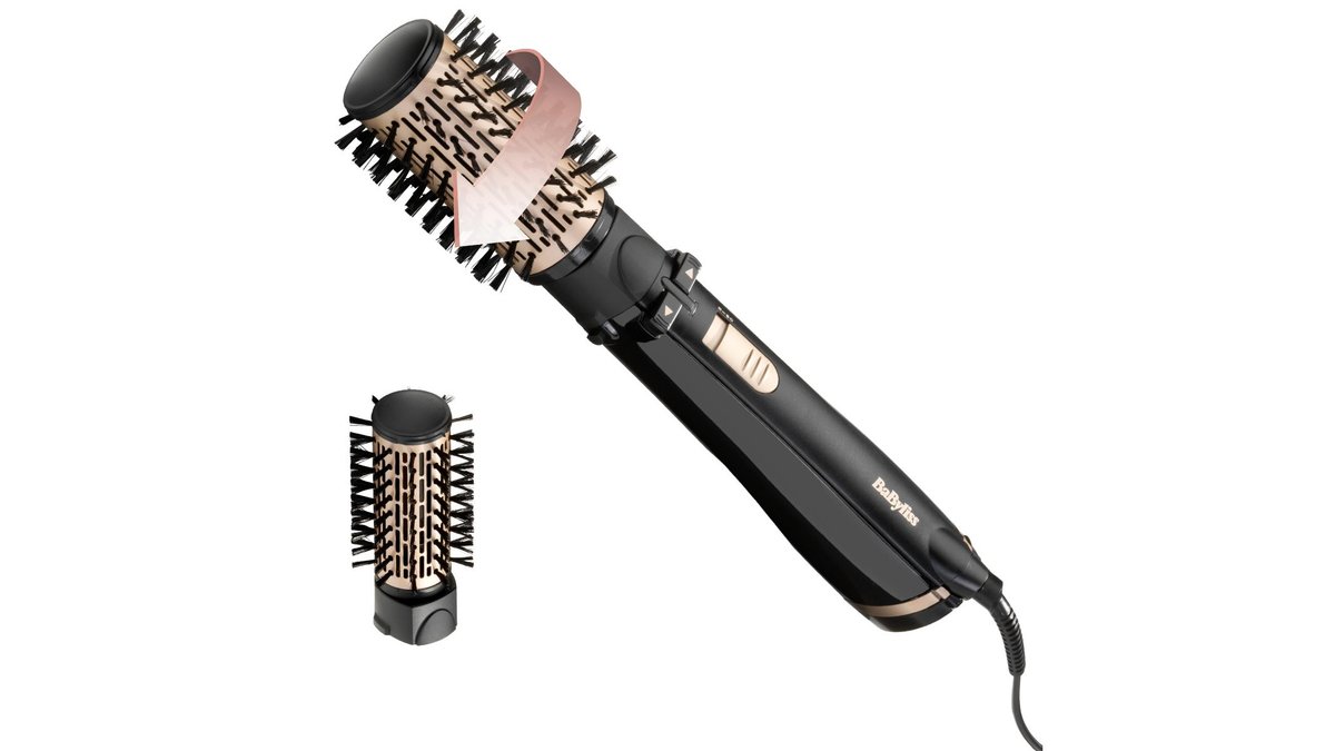Perie Rotativa BABYLISS Big Hair AS962ROE, 1000W, 2 capete rotative ...