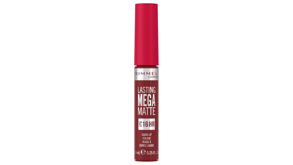 Ruj lichid Rimmel Lasting Mega Matte, 930 Ruby Passion, 7.4 ML ...