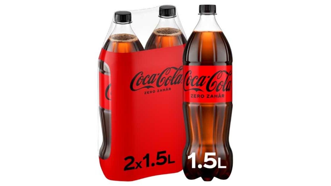 Coca Cola Zero 2X1.5L | Carrefour Hypermarket Baneasa (9155) | Wolt