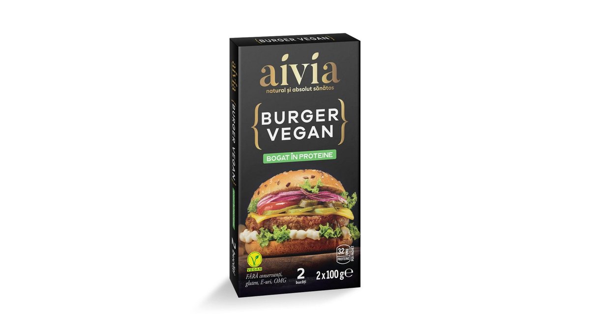 Burger Vegan 200G Aivia | Carrefour Liviu Rebreanu (4528) | Wolt