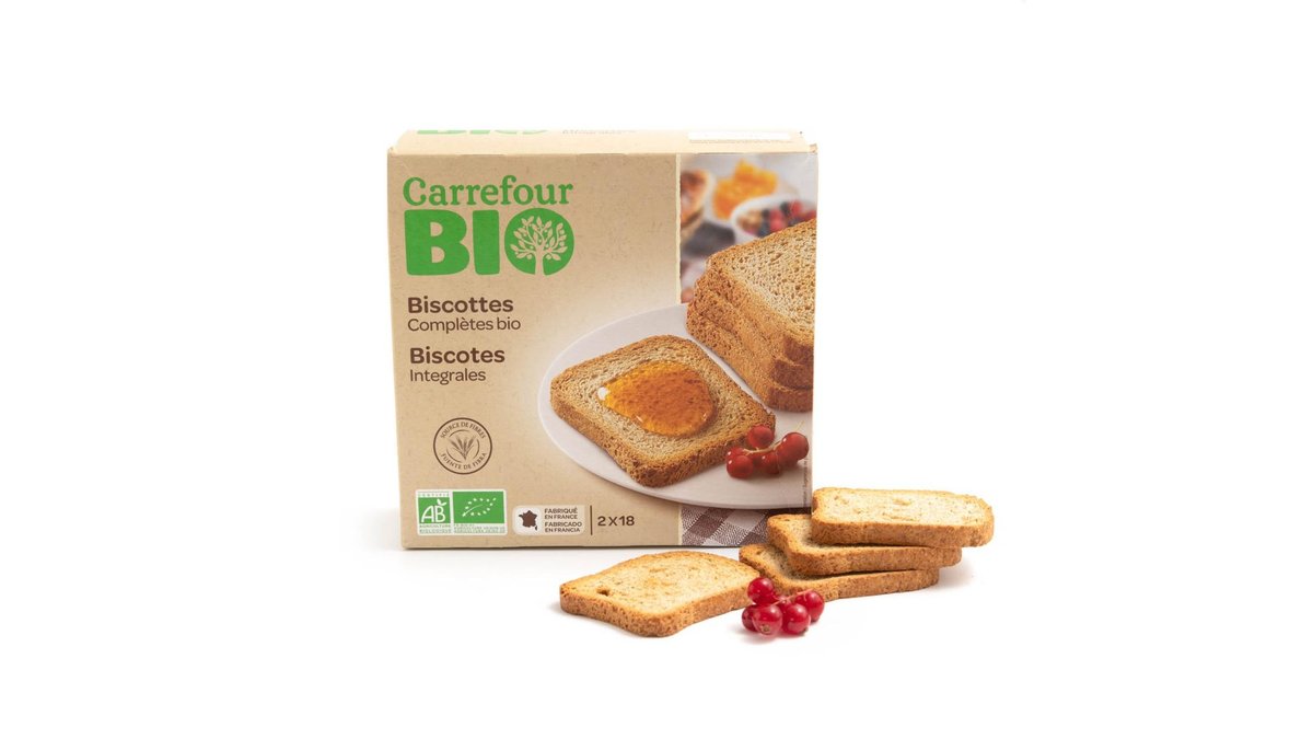 Biscuiti integrali Carrefour Bio 300 g | Carrefour Market Victoriei ...