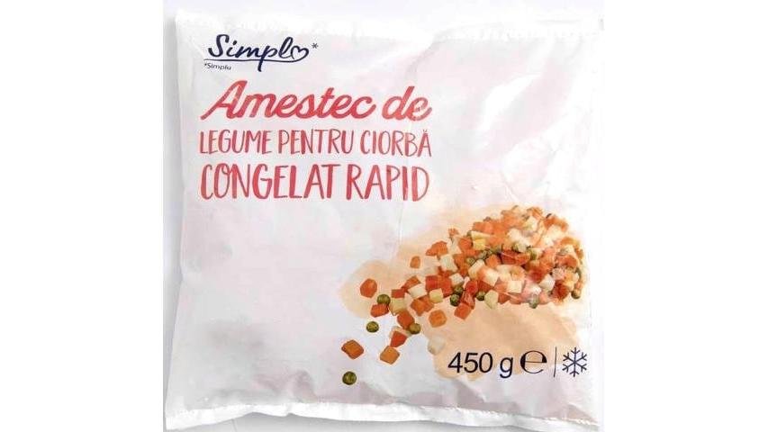 Amestec de legume pentru ciorba, 450g Simpl | Carrefour Hypermarket Pantelimon (9470) | Wolt