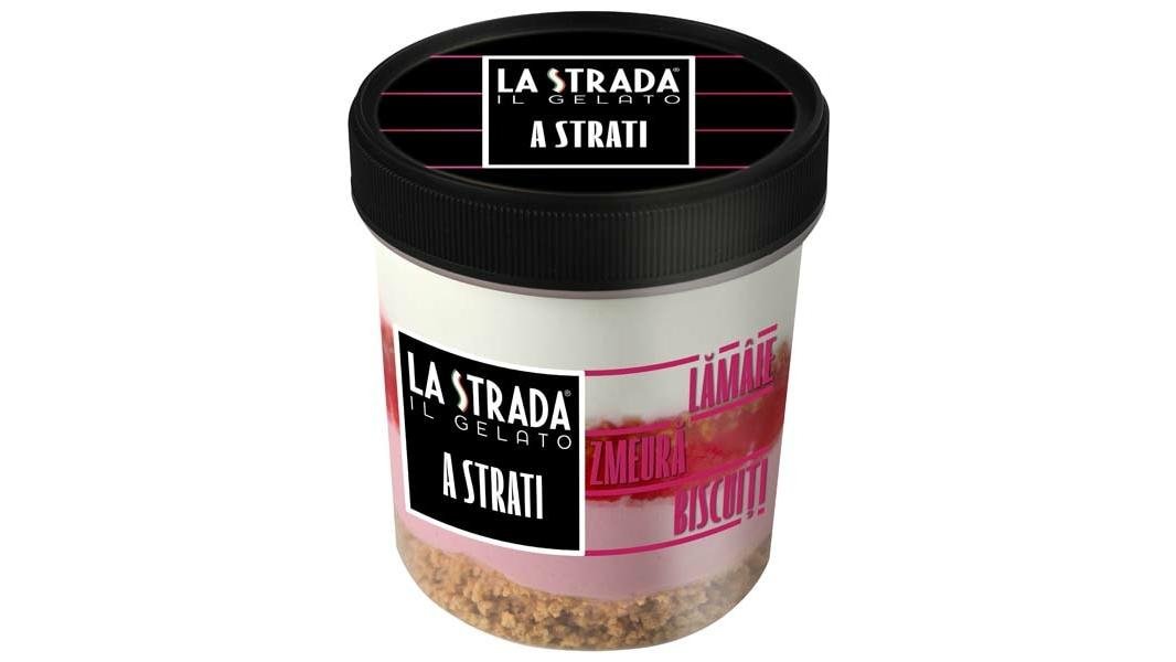 Inghetata Zmeura La Strada 473ML | Carrefour Gheorghe Ranetti (4585) | Wolt