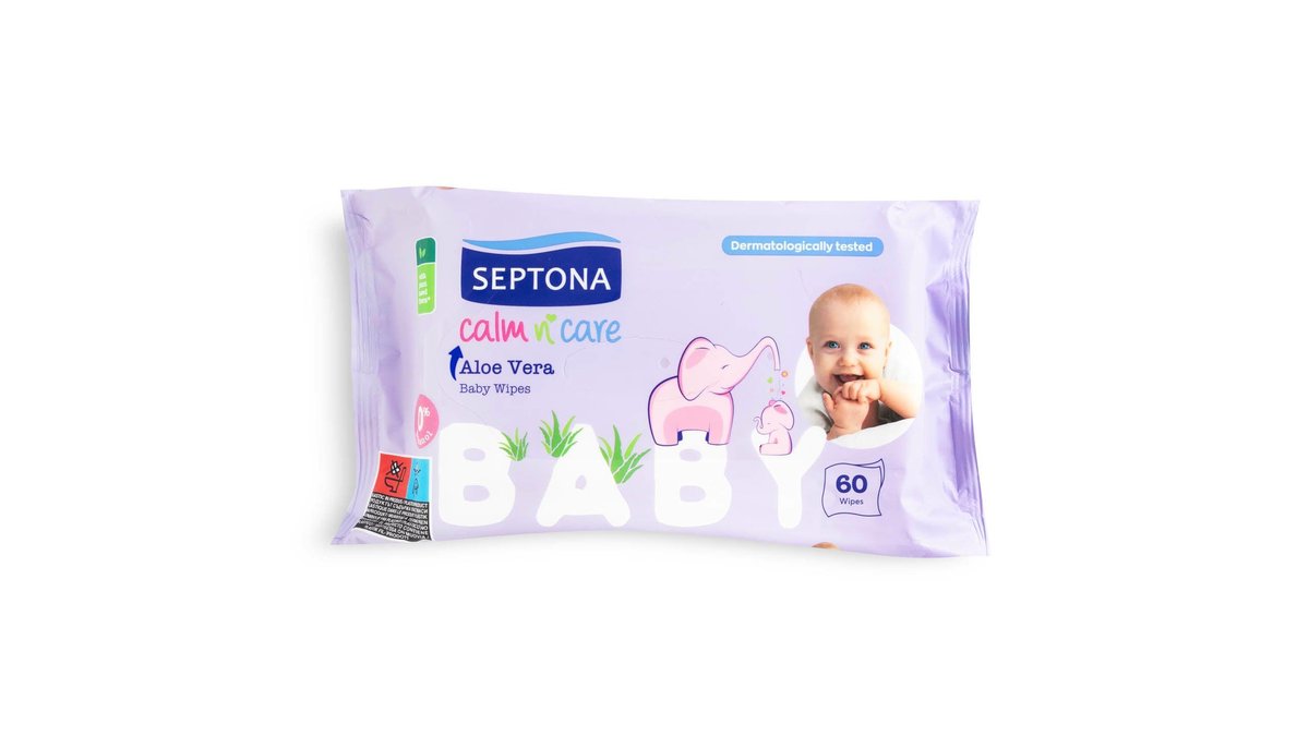 Septona servetele bebelusi Aloe Vera 60 bucati | Carrefour Hypermarket ...