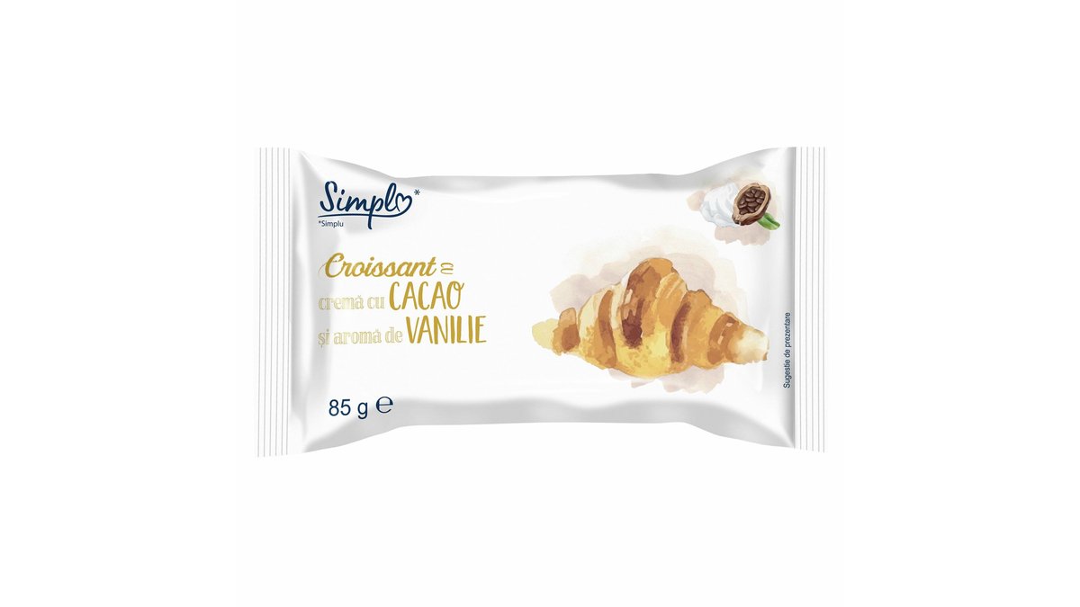 Croissant cu crema cu cacao si crema cu aroma de vanilie 85g | Carrefour Hypermarket Metalurgiei ...