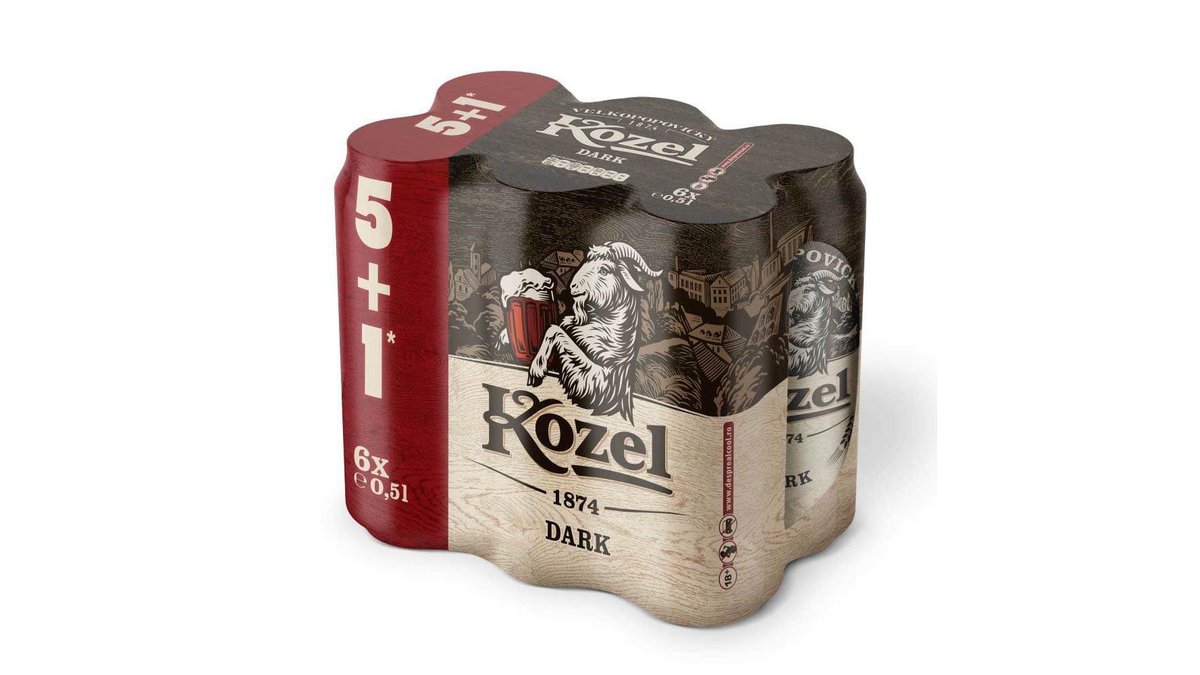 Kozel Bere Bruna Doza 0.5L 5+1 | Carrefour Hypermarket Afi Ploiesti ...