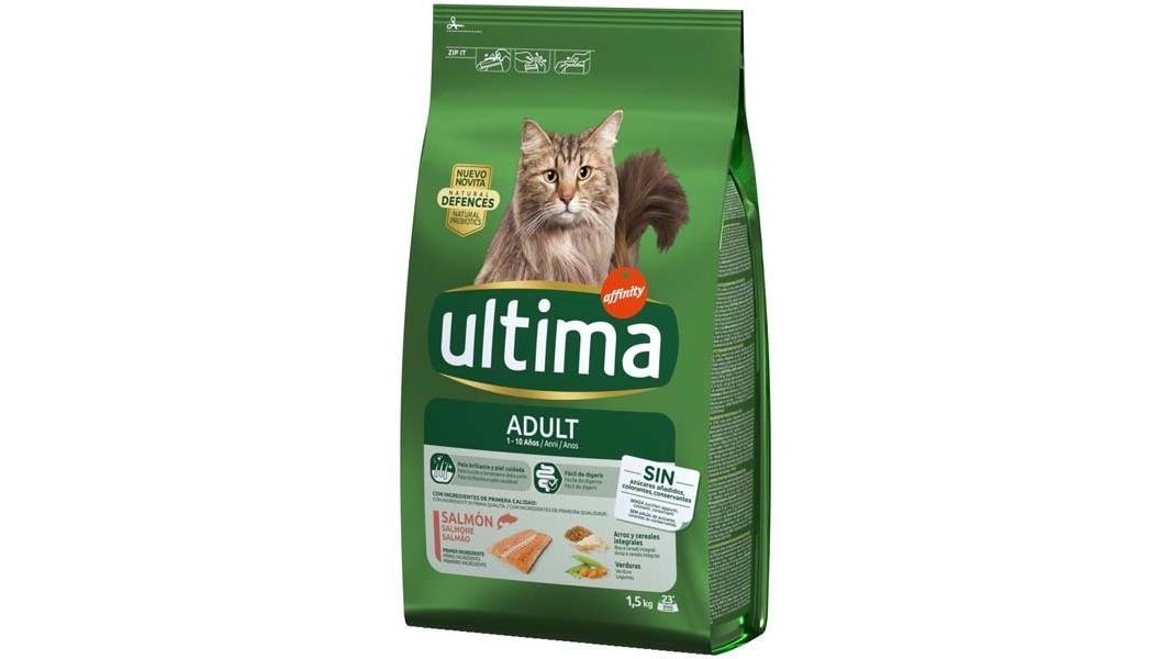 Hrana uscata pentru pisici Ultima Adult, Somon, 1.5kg | Carrefour Hypermarket Obor (9138) | Wolt
