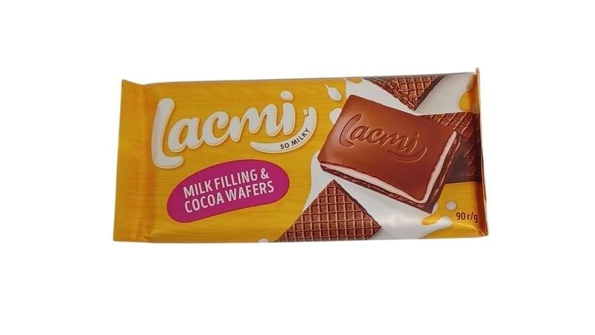 Ciocolata Lapte Si Napolitana 90G Lacmi | Carrefour Hypermarket Vulcan (9109) | Wolt