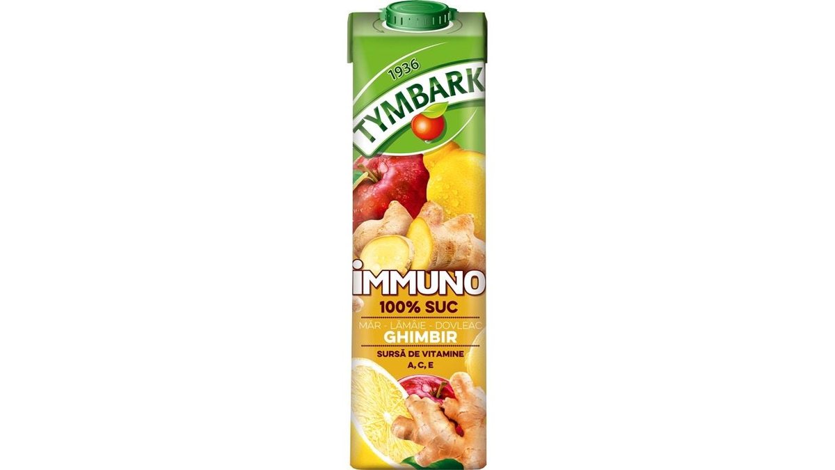 Tymbark Immuno 100% Mar-Lamaie-Dovleac-Ghimbir Vitamina A, C, E 1L ...