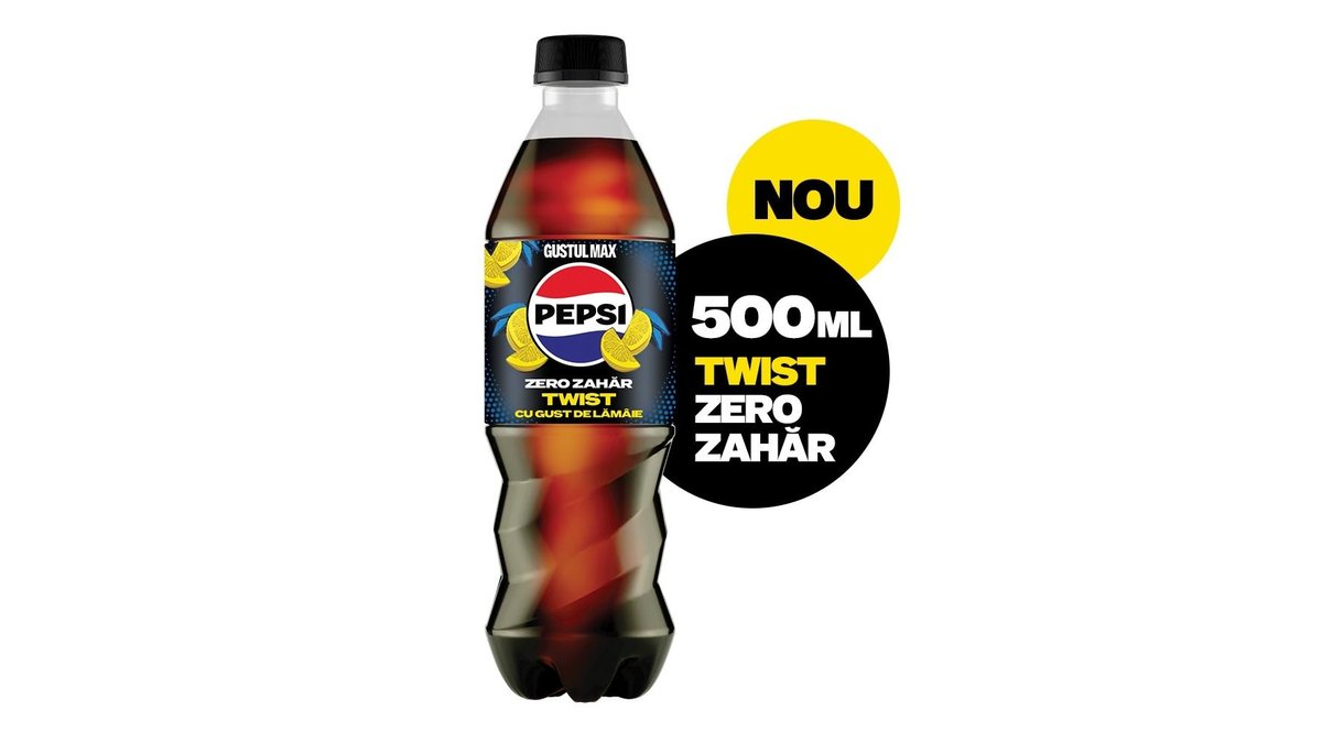 Pepsi Twist Zero Zahar, Bautura Cola, Pet, 500ML | Carrefour Hypermarket Nufărului (9194) | Wolt