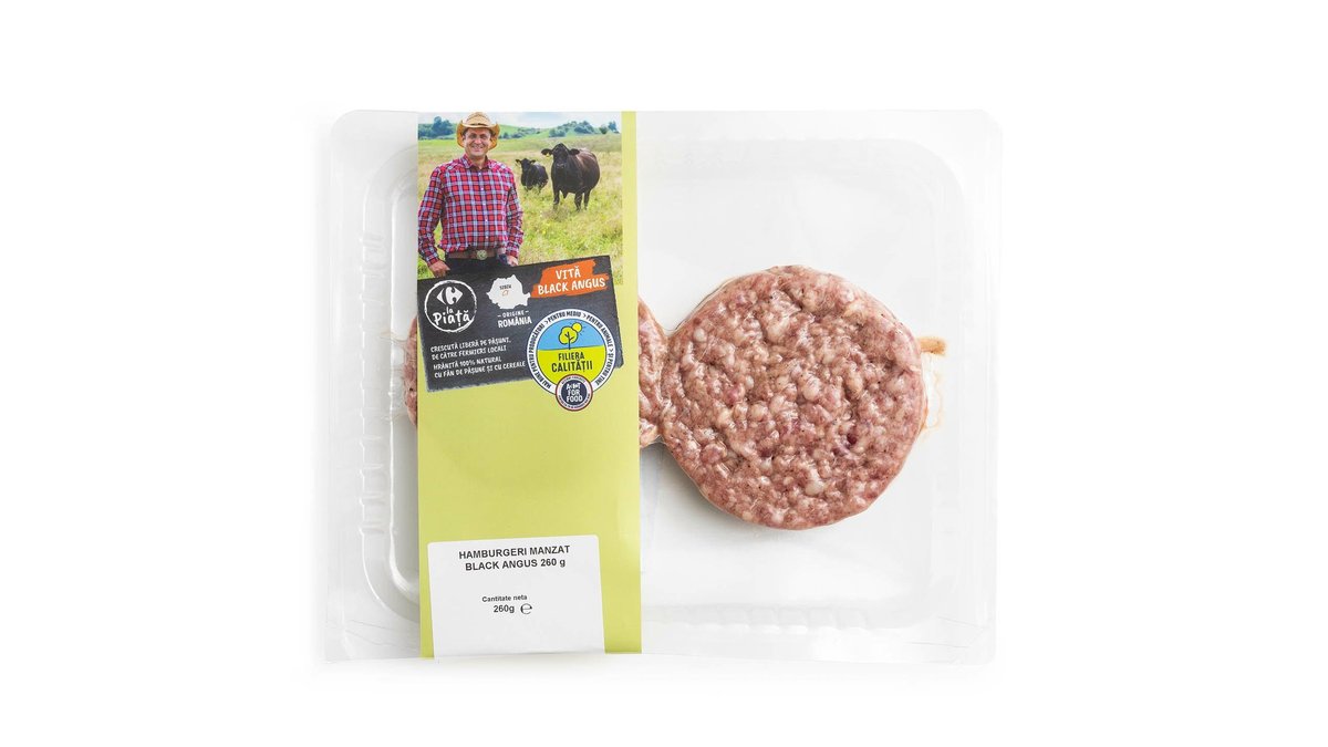 Hamburgeri de vita Filiera Calitatii Carrefour 260g | Carrefour Regele Carol (6154) | Wolt