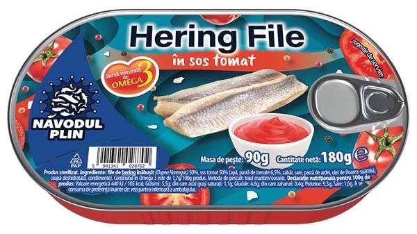 Navodul Plin Hering File In Sos Tomat 180G Eo | Carrefour Hypermarket Blejoi (9157) | Wolt
