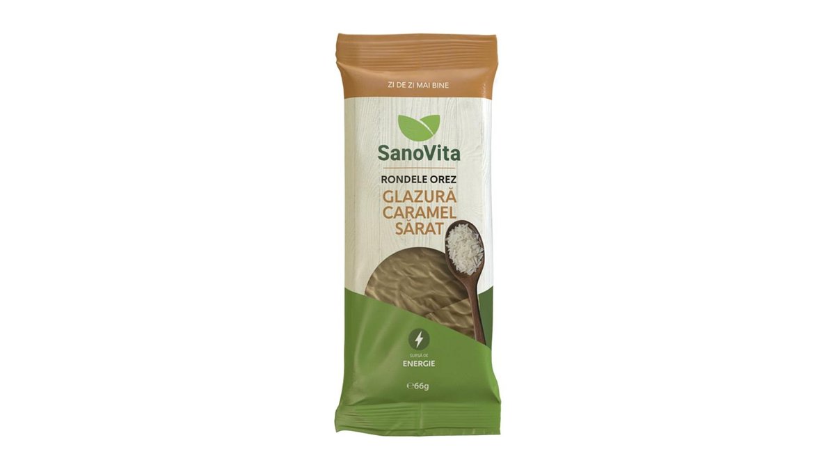 Rondele din orez cu glazura caramel sarat 66g | Carrefour Hypermarket ...