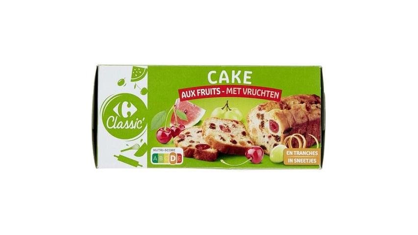 Prajitura cu fructe, feliata Carrefour Classic 300g | Carrefour ...