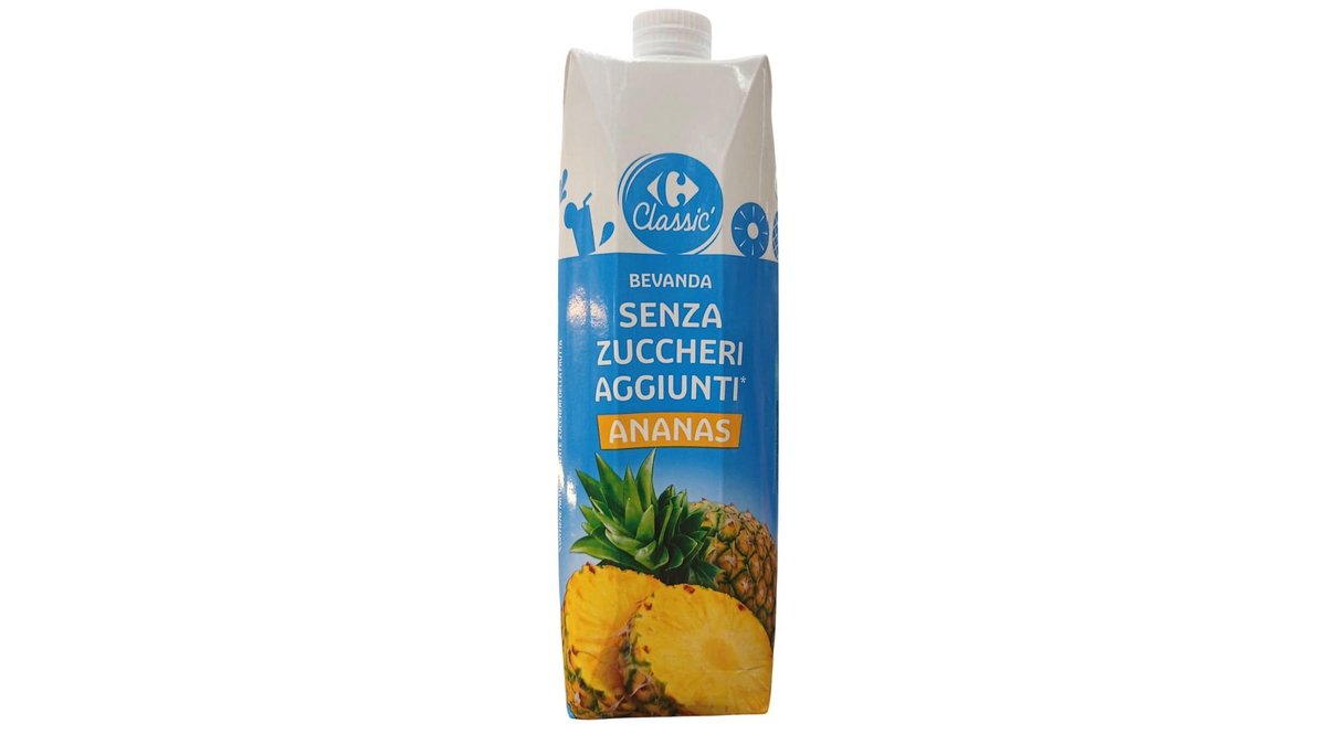 Suc de ananas Carrefour Classic, fara zahar, 1L | Carrefour Hypermarket ...