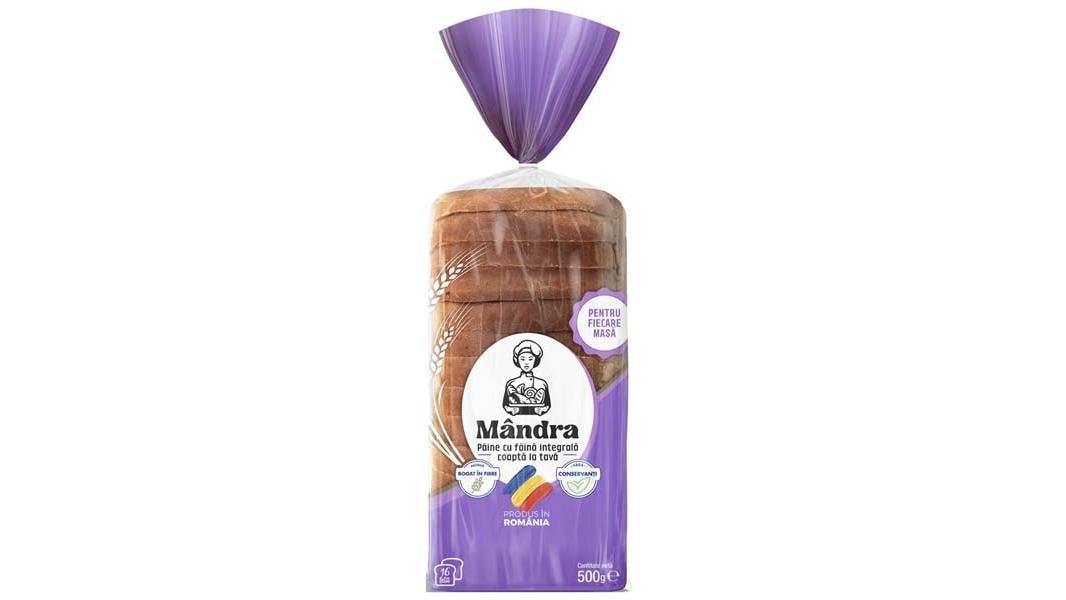 Paine cu faina integrala Mandra, 500 gr | Carrefour Hypermarket Brasov ...