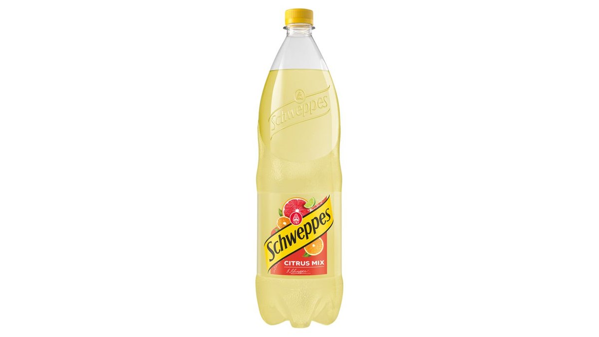 Schweppes Citrus Mix citrus ízű szénsavas üdítőital cukorral és édesítőszerekkel, 1500 ml | Wolt ...
