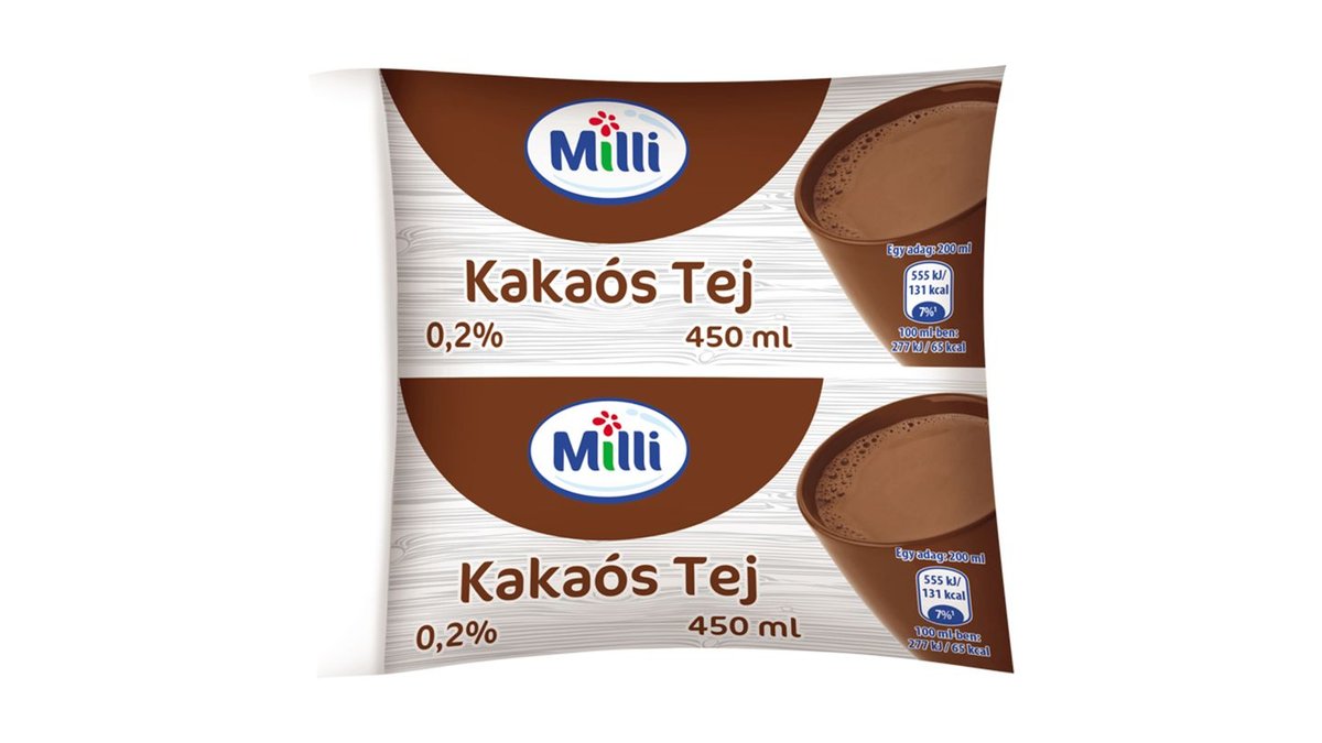 Milli UHT kakaós tej, 450 ml | Wolt Market Zugló | Wolt