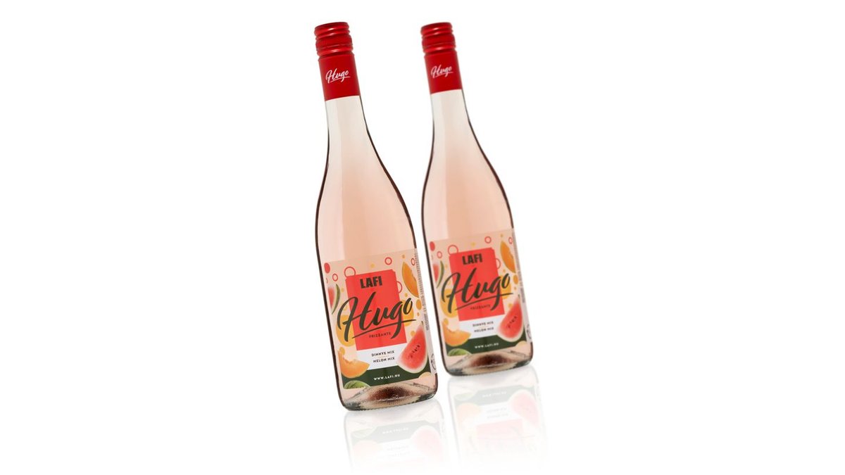 Lafi Hugo görögdinnye-sárgadinnye ízű szénsavas boralapú koktél 7%, 750 ml | Wolt Market Zugló ...