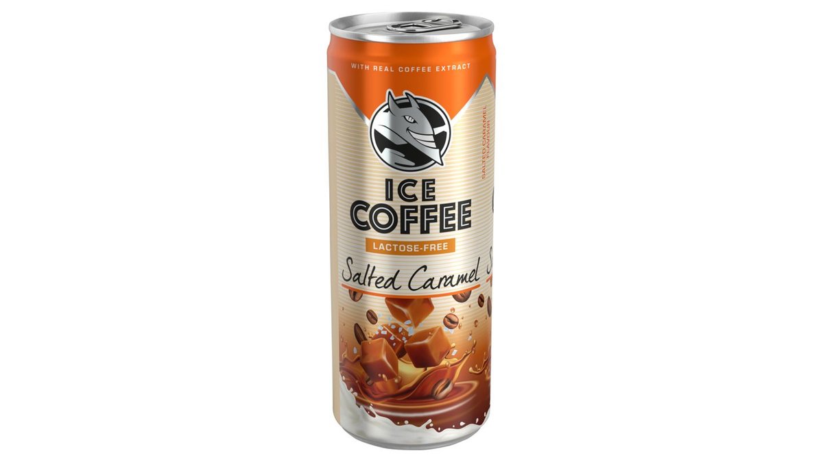 HELL Ice Coffee Salted Caramel UHT laktózmentes sós karamell ízű ital ...