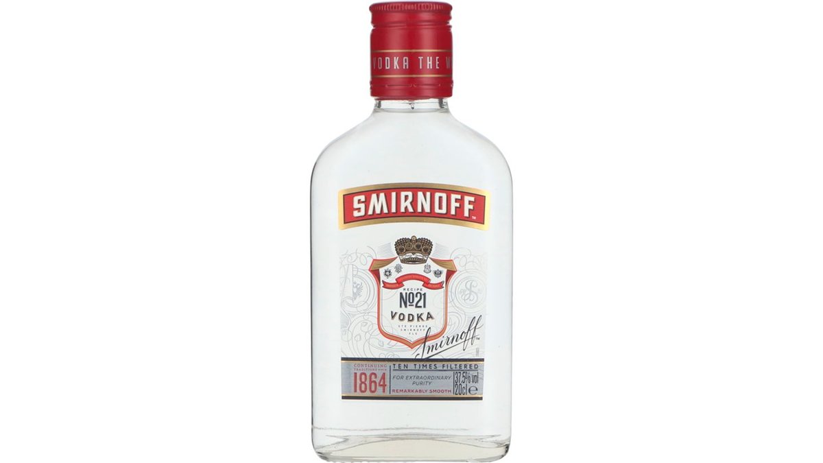 Smirnoff Red Vodka 20 cl. | 7-Eleven Toftegårds Allé | Wolt