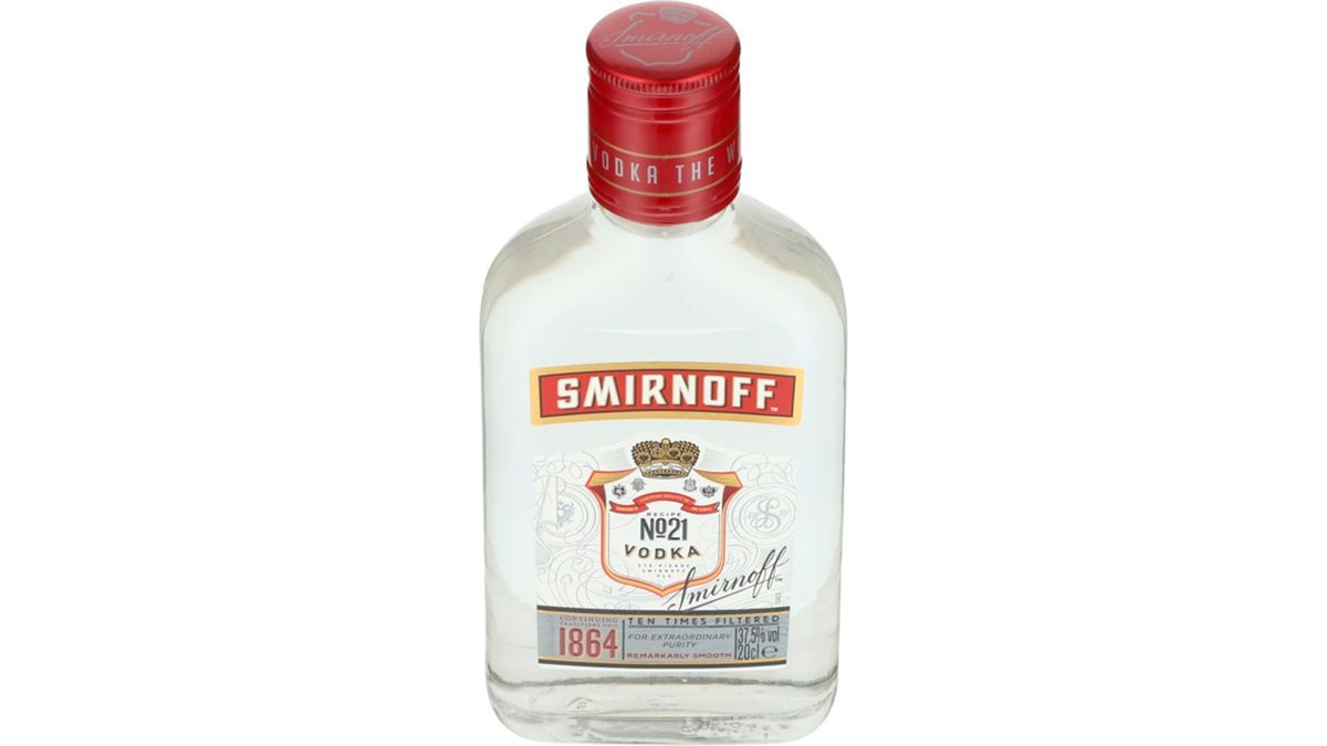 Smirnoff Red Vodka 20 cl. | 7-Eleven Kastrup | Wolt
