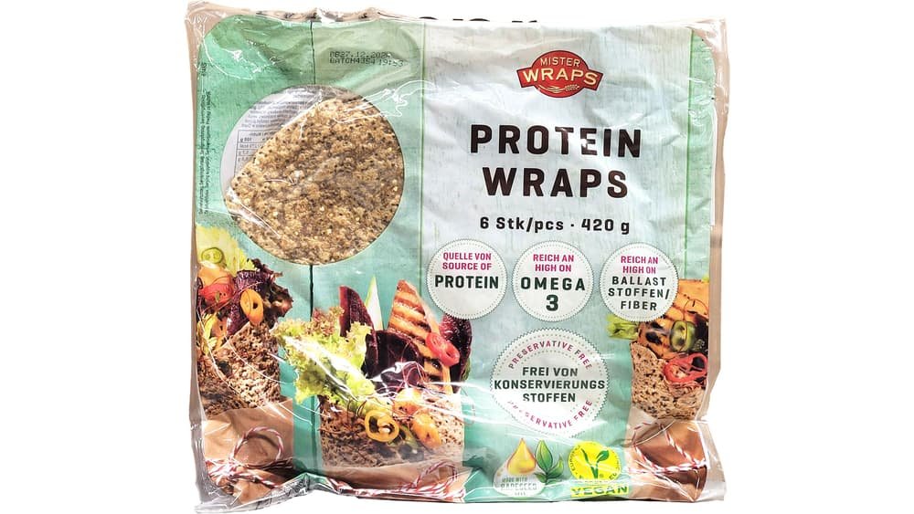 Mister Wraps Protein Wraps 6er 25cm | Knuspr Rhein/Main | Wolt