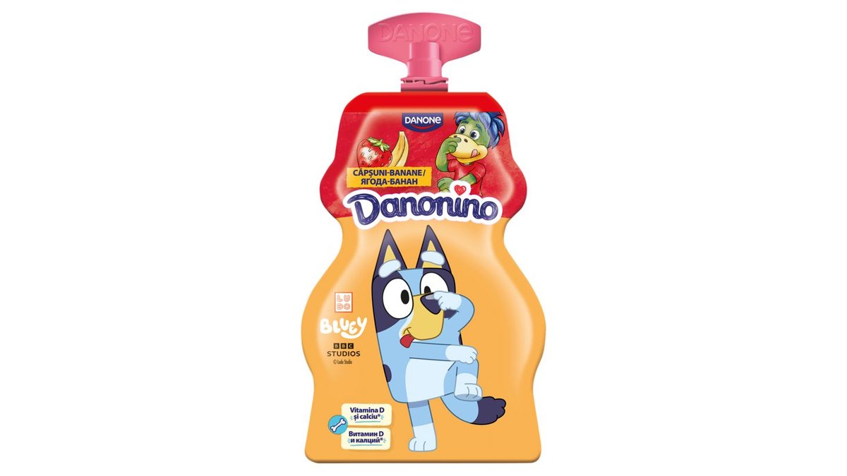 Danone Danonino élőflórás eper-banánízű joghurt hozzáadott kalciummal ...