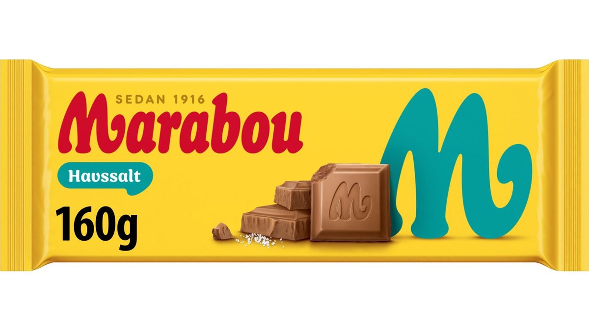 Chokladkaka Havssalt 160g - Marabou | ICA Nära Rosendal | Wolt