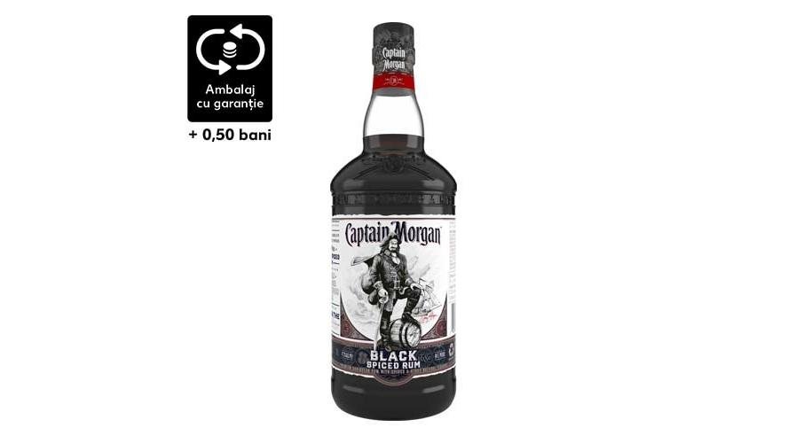 Rom Captain Morgan Black Spiced, 40%, 0.7L | Kaufland Emil Racovita ...