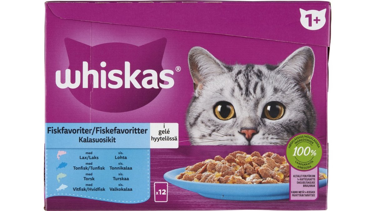 WHISKAS CORE 1+ FISH SELEC | SPAR Nørrebro Hjørring | Wolt