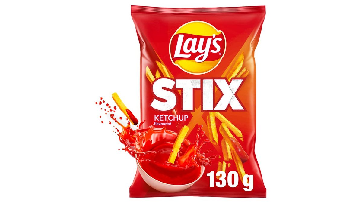 Lay's Stix Chipsy ziemniaczane o smaku ketchupowym 130 g | Lisek ...