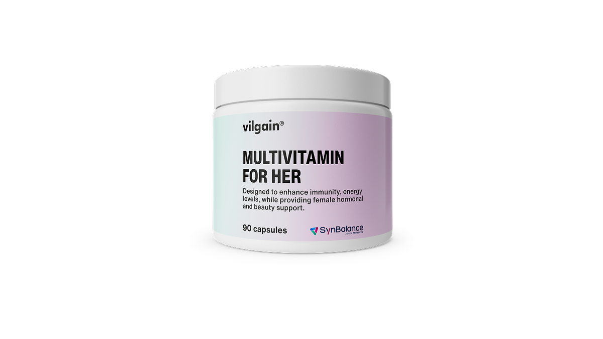 Vilgain Multivitamin pro ženy 90 kapslí | Vilgain Health Store Národní ...