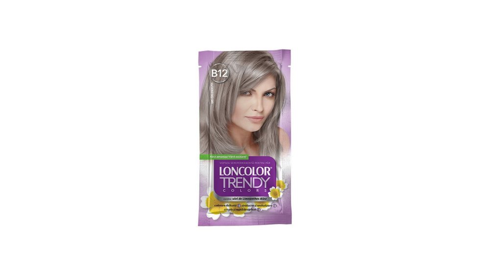 Vopsea de par fara amoniac Loncolor Trendy, Gri | Auchan - Vitan | Wolt