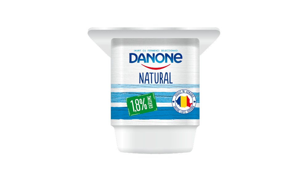 Iaurt natural Danone, 100 g | Auchan - Titan | Wolt
