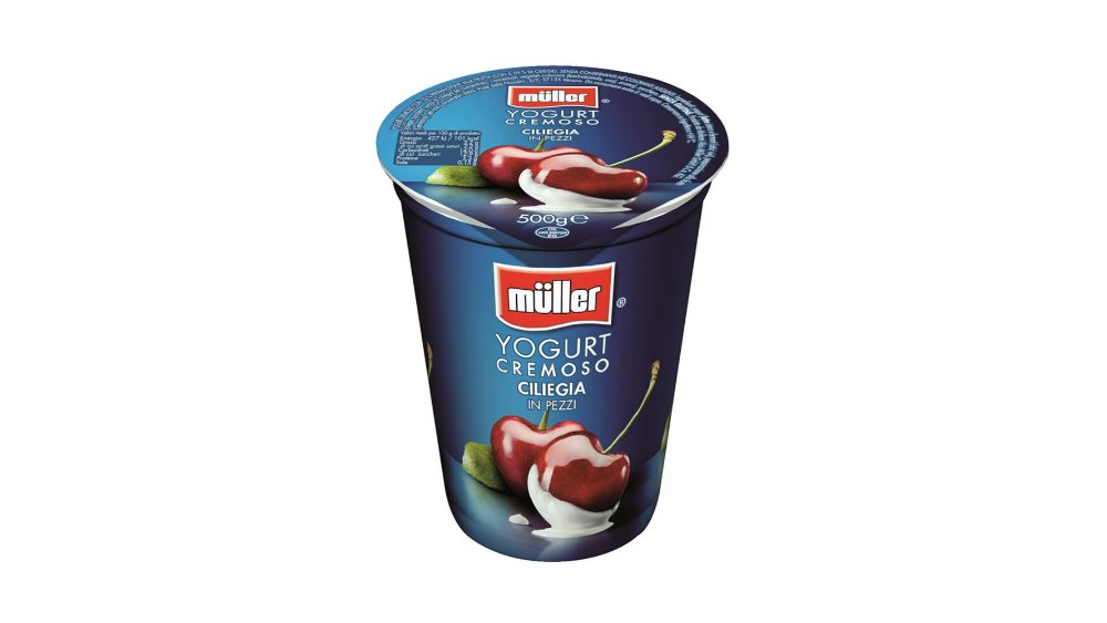 Iaurt cu cirese Muller, cremos, 500 g | MyAuchan Craiova | Wolt