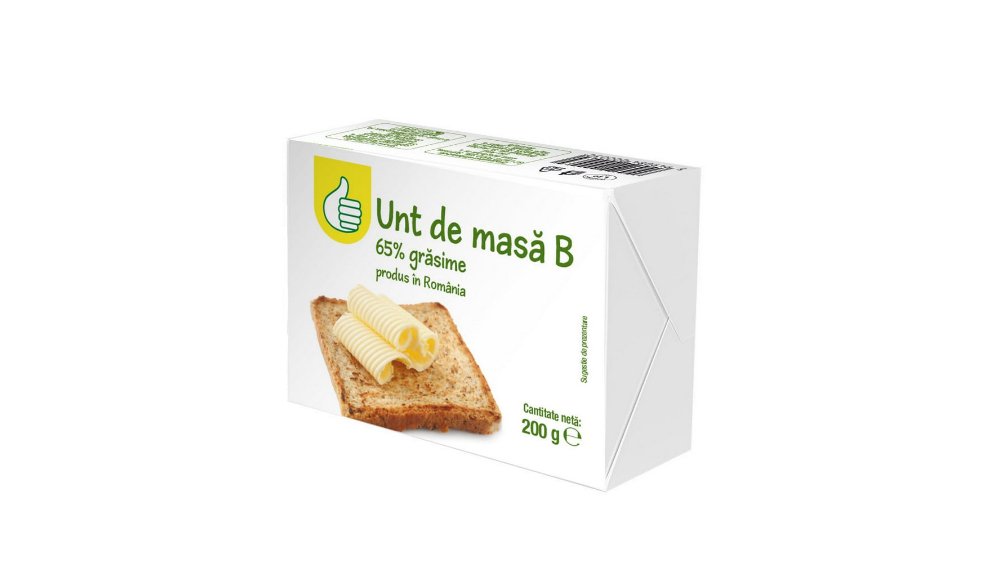 Unt de masa Auchan, 65% grasime, 200 g | Auchan Supermarket Sky Garden ...