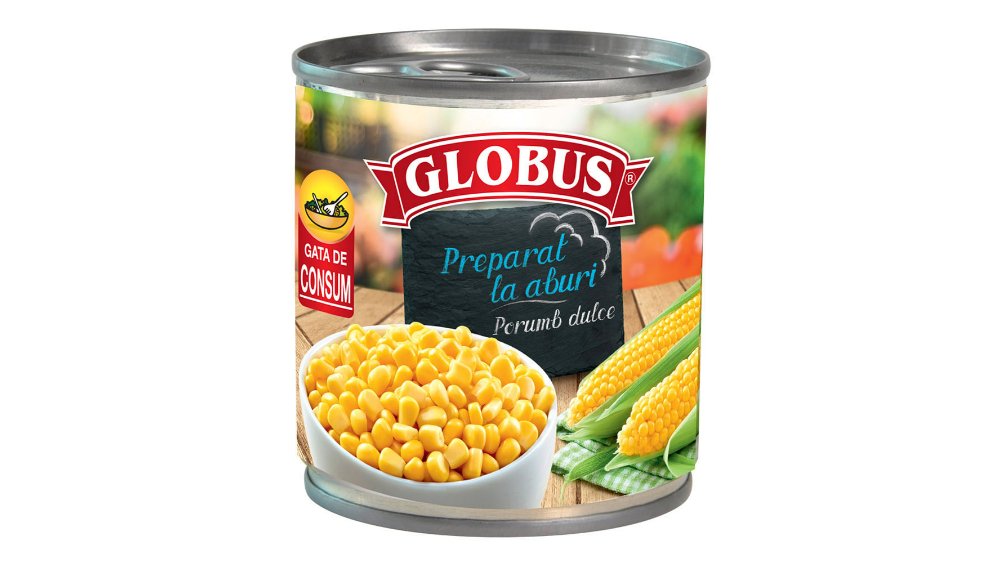 Conserva porumb dulce Globus, gata de consum, 150 g | Auchan - Cluj ...