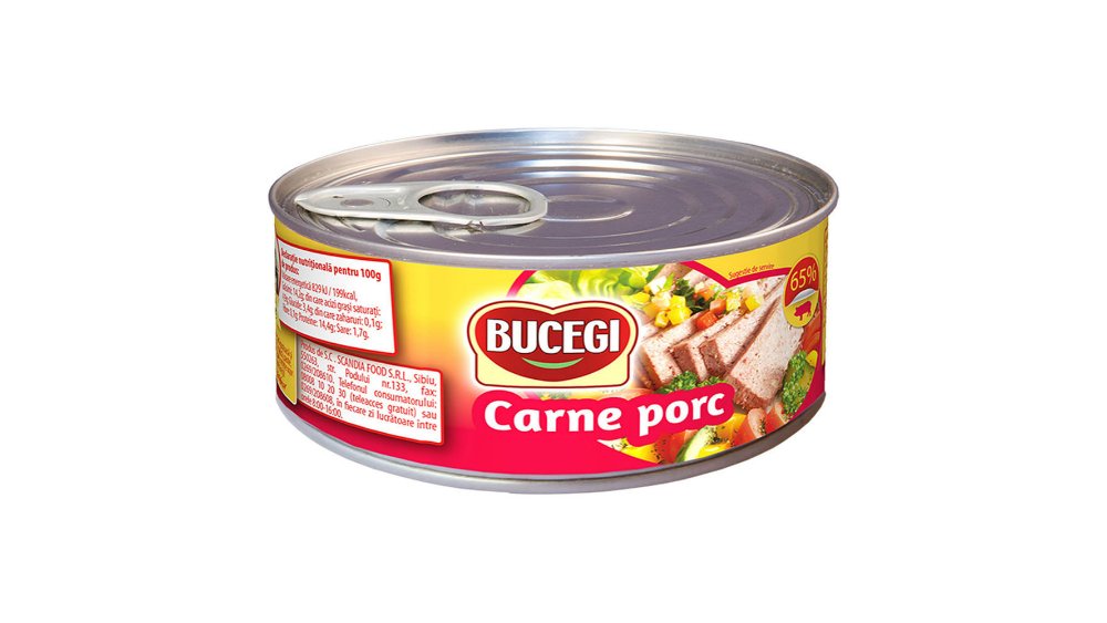 Conserva cu carne de porc Bucegi, 300g | Auchan - Drumul Taberei | Wolt