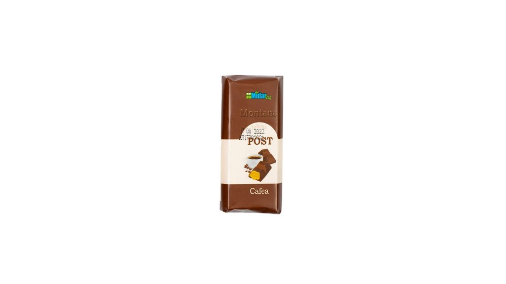 Tableta ciocolata de post cu aroma de cafea Montana, 50 g | Auchan ...