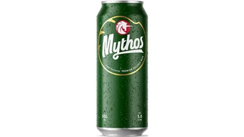 Bere blonda Mythos la doza, 0.5 l | Auchan Hypermarket Brasov | Wolt