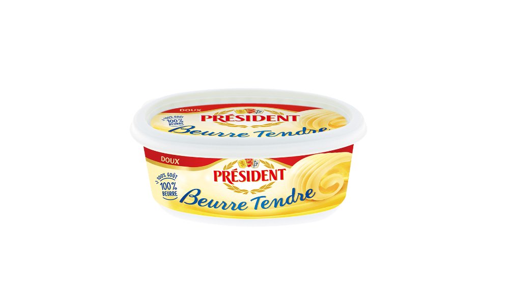 Unt tartinabil nesarat President Beurre Tendre, 250 g | Auchan - Crangasi | Wolt