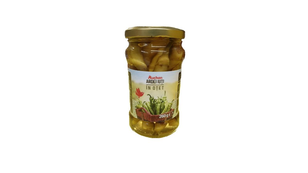 Ardei iuti in otet Auchan, 260 g | Auchan - Craiova | Wolt