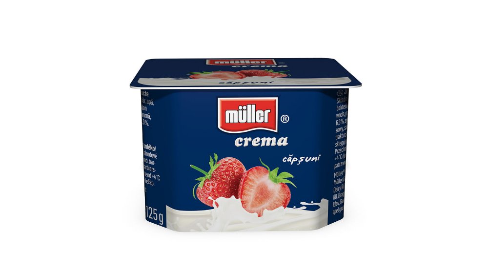 Iaurt crema Muller, diverse sortimente, 125 g | Auchan Hypermarket ...
